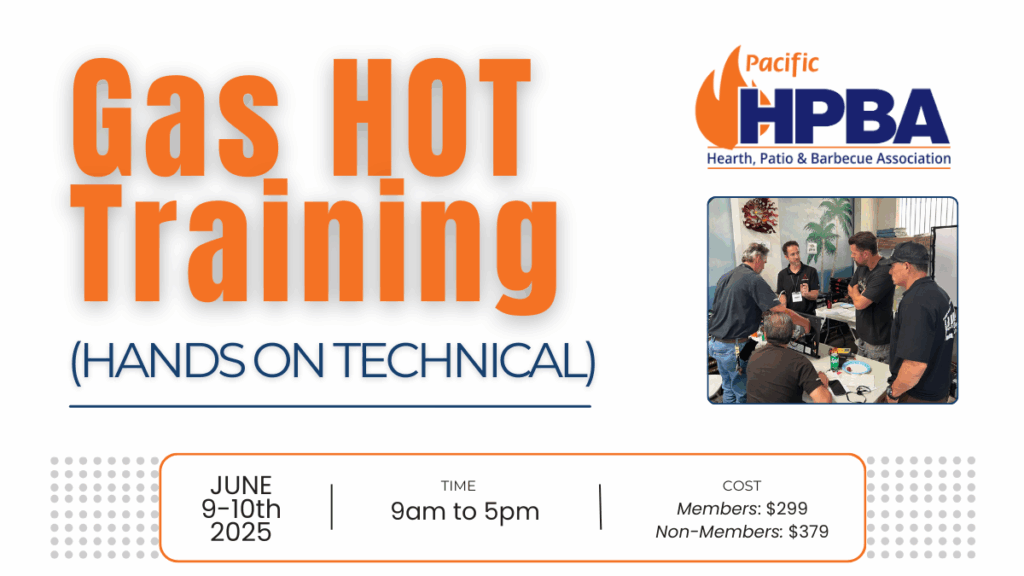 Gas HOT Training (Hands on Technical) in Reno | HPBA Pacific | Hearth ...